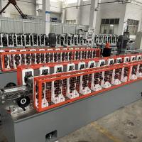 China 1.5Mm Shutter Door Rail Roll Forming Machine Galvanized Steel Coils C Profile With Notch for sale