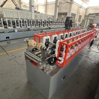 China 1.3mm Top Hat Stud and Track Roll Forming Machine Steel Light Keel Omega Profile 12 Rollers 5.5kW for sale