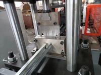 China 1.5mm Galvanized Steel Shutter Door C Profile Guide Rail Roll Forming Machine 16 Stations for sale