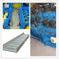 China Blue 20 Station Cable Tray Roll Forming Machine 1.8-3.0mm Thickness for sale