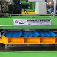 China 36 Inch PBR R Panel Roll Forming Machine 22 Gauge Galvalume 76mm Shaft for sale
