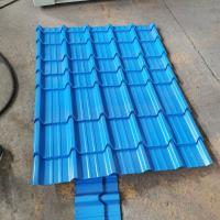 China Glazed Tile Roof Panel Roll Forming Machine 0.3mm - 0.8mm Romantile Orientile for sale