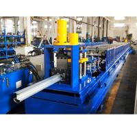 China 1.2mm Peach Shape Fence Post Making Machine / Steel Peach Post Forming Machine for sale