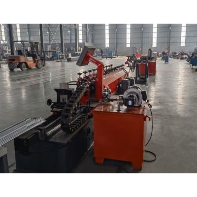 China Metal Keel Drywall Roll Forming Machine 0.4-1.2mm Gypsum Board Hat Furring for sale