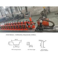 China Metal Keel Drywall Roll Forming Machine 0.4-1.2mm Gypsum Board Hat Furring for sale