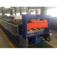 China 1.2mm Floor Deck Sheet Roll Forming Machine PLC Collaborating Plates 11 * 2kw for sale