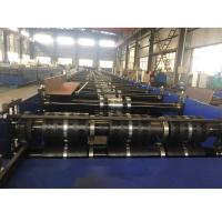 China 1.2mm Floor Deck Sheet Roll Forming Machine PLC Collaborating Plates 11 * 2kw for sale
