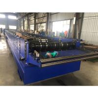 China 0.8mm - 1.2mm Floor Deck Sheet Roll Forming Machine Collaborating Plates Instadeck Metal for sale
