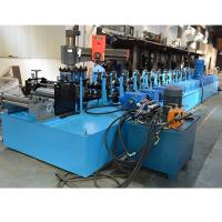 China 2mm-3.5mm Carbon Steel C U Channel Purlin Roll Forming Machine 22KW Hydraulic Cutting for sale