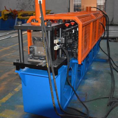 China Pallet Top Hat Roll Forming Machine 0.9mm Galvanized Steel 12m/min Reinforcement Shelf for sale