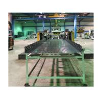 China 100mm - 600mm Moderate Cable Tray Roll Forming Machine Galvanized Steel Perforated for sale