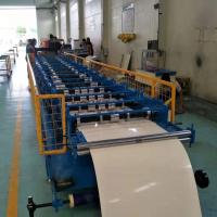 China 1.2mm Flush Soffit Roof Panel Roll Forming Machine Metal Siding Clip Lock for sale
