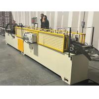China 0.4mm-1.0mm Roof Drip Edge Roll Forming Machine for Aluminum Steel Flashing V Angle for sale