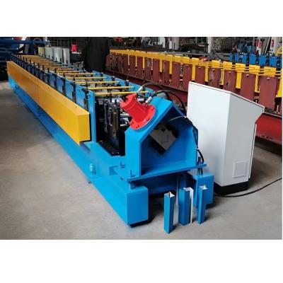 China 0.4mm-1.0mm Roof Drip Edge Roll Forming Machine for Aluminum Steel Flashing V Angle for sale