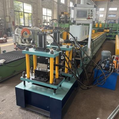China Fence Board Panel Roll Forming Machine 0.45-0.8mm 16 Stations for Metal Fencing for sale