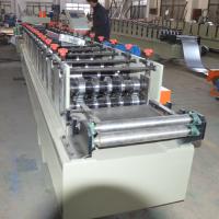 China 0.75 - 1.0mm Composite Decking Roll Forming Machine 300mm Galvanised Metal Profile Sheet for sale