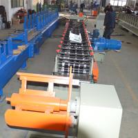 China 0.75 - 1.0mm Composite Decking Roll Forming Machine 300mm Galvanised Metal Profile Sheet for sale