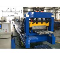 China 600mm Roof Floor Deck Roll Forming Machine Width Closed Necking Versa Dek Dovetail for sale