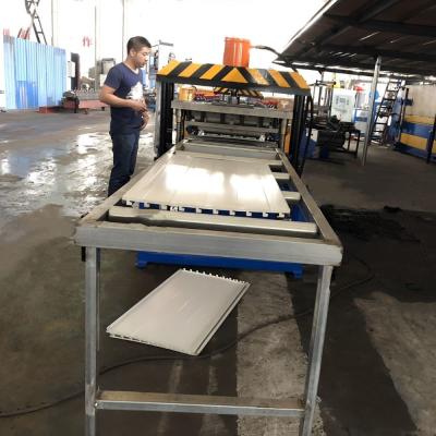 China 200 - 500mm Adjustable Upright Shelf Back Panel Roll Forming Machine With Punching Holes for sale