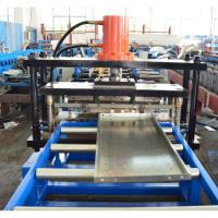 China Automatic Width Adjustable Racking Shelf Box Panel Roll Forming Machine 0.7-1.2mm Thickness for sale