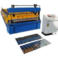 China PPGI GI Roof Panel Sheet Roll Forming Machine C8 C10 C20 C21 Metal Iron Wall for sale