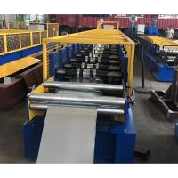 China 0.8mm Roof Wall Panel Roll Forming Machine Color Coated Aluminum Soffit Fascia Flush Liner 18 Stations for sale