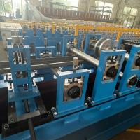 China 2.0 - 3.0mm Cee Purlin Roll Forming Machine Cold Rolled Steel 50 - 80mm PLC Control for sale