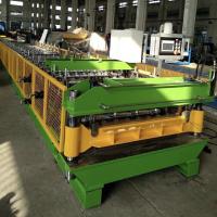China Galvanized Steel Wall Panel Roll Forming Machine 0.36 Mm-0.6 Mm 914mm AG And R Panel Double Layer Roof for sale