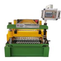China Corrugated Metal Roofing Panel Roll Forming Machine 0.12-0.3mm 14 18 Wave for sale