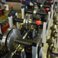 China 1.2 - 2.0mm Galvanized Steel Racking Beam Cold Roll Forming Machine 20 Roller Stations for sale