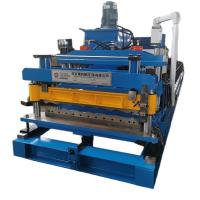 China PPGI Galvanized Glazed Tile Roll Forming Machine Roofing System Iron Sheet With 0.3mm-0.8mm for sale