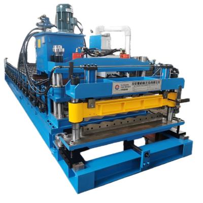 China Feeding 1250mm Glazed Tile Roof Panel Making Machine Color Coated Metal for sale