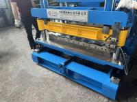 China Feeding 1250mm Glazed Tile Roof Panel Making Machine Color Coated Metal for sale