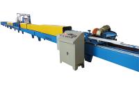 China Material Thickness 0.27 - 0.4mm PU Sandwich Panel Production Line Manual Uncoiling for sale