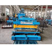 China Glazed Tile Roll Forming Machine 0.4-0.8mm Thickness 17 Stations for PPGI Color Painted Steel for sale