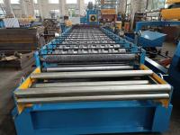 China Glazed Tile Roll Forming Machine 0.4-0.8mm Thickness 17 Stations for PPGI Color Painted Steel for sale