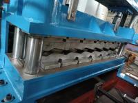 China PPGI Galvanized Steel Metal Roof Tile Making Machine 0.4-0.7mm 5.5KW Hydraulic Station for sale