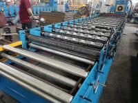 China PPGI Galvanized Steel Metal Roof Tile Making Machine 0.4-0.7mm 5.5KW Hydraulic Station for sale