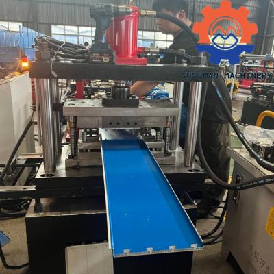 China 0.5-0.9mm Rack Shelves Roll Forming Machine Color Steel Galvanized Steel Back Panel for sale