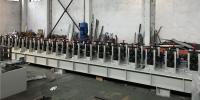 China 11KW 0.8-1.5mm Galvanized Steel Guide Rail Roll Forming Machine 22 Stations for sale