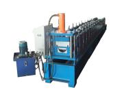 China 0.5-0.6mm Steel Roll Forming Machine Square Gutter Making Machine 12-15m/min for sale