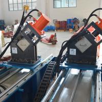 China Steel Guide Rail Roll Forming Equipment Chain Drive Cassette Type 22 Stations 12m/min CE Approved for sale