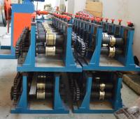 China Steel Guide Rail Roll Forming Equipment Chain Drive Cassette Type 22 Stations 12m/min CE Approved for sale