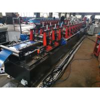 China 100mm 200mm Color Coated Steel Storage System Rack Shelf Board Panel Making Machine for sale