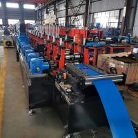 China 100mm 200mm Color Coated Steel Storage System Rack Shelf Board Panel Making Machine for sale
