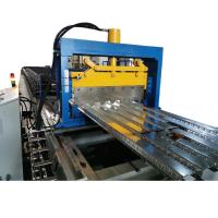 China 1.5 Inches B Deck Floor Roll Forming Machine 0.8mm - 1.5mm Composite for sale