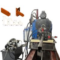 China 1.0mm-2.0mm Laser Welding Step Beam Roll Forming Machine For Storgae Racking System for sale