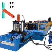 China 80*60 90*70 100*70 Column Roll Forming Machine Warehouse Storage System Upright Racking for sale