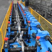 China 80*60 90*70 100*70 Column Roll Forming Machine Warehouse Storage System Upright Racking for sale