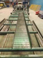 China Galvanized Steel Perforated 200-1000mm Width Adjustable Moderate Cable Tray Roll Forming Machine for sale